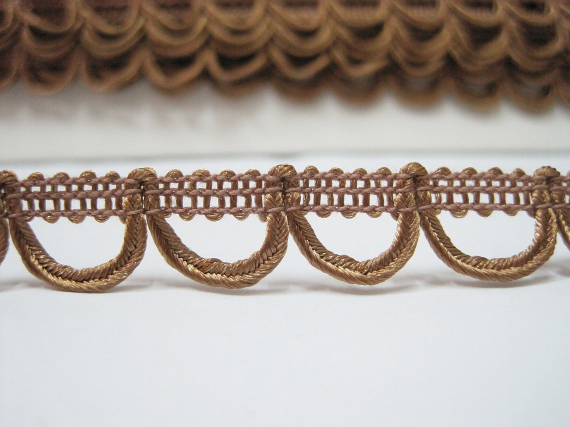5 Yards Brown Loop Trim Loop Trim Braided Trim Button - Etsy UK