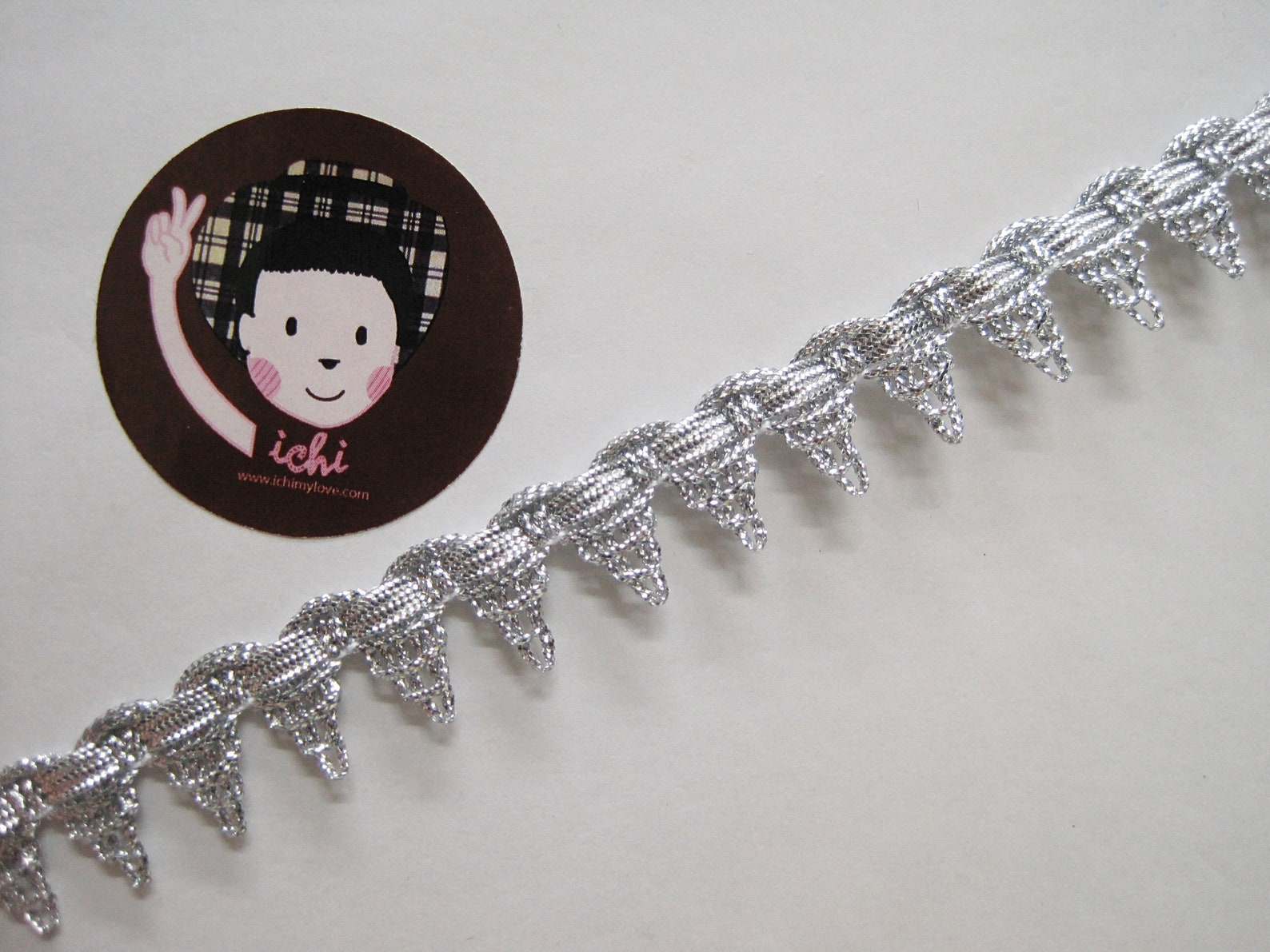 5 Yards 5/8 Silver Metallic Braided Trim Gimp Braid | Etsy