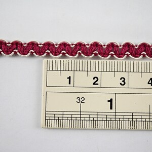 5 Yards Red Rick Rack, Rick Rack Trim, Zig Zag Trim, Zig Zag, Ric Rac ...