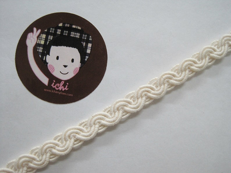 5 Yards 5/16 100% Cotton Braided Trim Natural Trim - Etsy