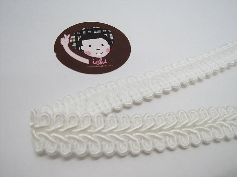 5 Yards 9/16 Off-white Gimp Braided Trim Gimp Braid - Etsy