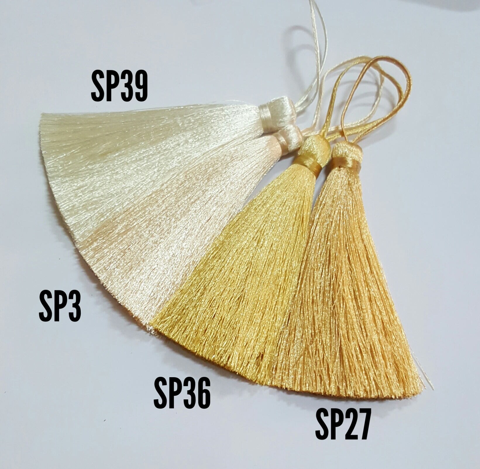 20 Pieces Long Silk Tassel Colorful Tassel Rainbow Tassel - Etsy