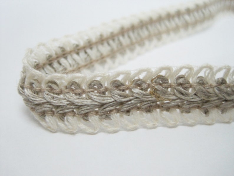 5 Yards Linen Cotton Gimp Braid Natural trim wholesale | Etsy