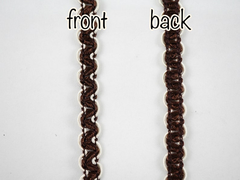 5 Yards Dark Brown Rick Rack Rick Rack Trim Zig Zag Trim - Etsy