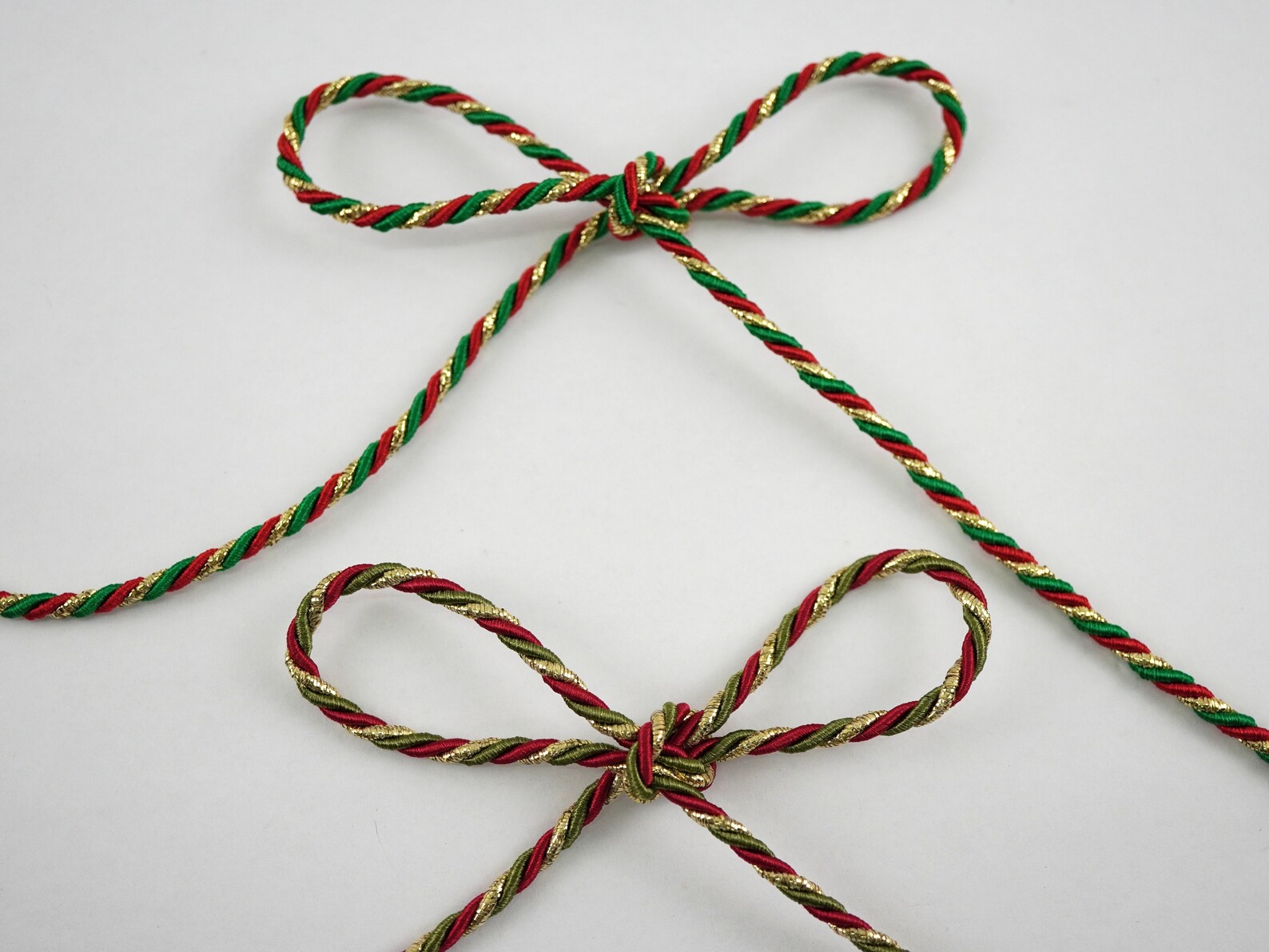 5 Yd 3 Mm. Christmas Cord With Gold Metallic, Christmas Trim, Christmas ...