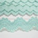 5 Yards Mint Elastic Rick Rack Trim, Elastic Trim, Ric Rac Trim, Rick ...