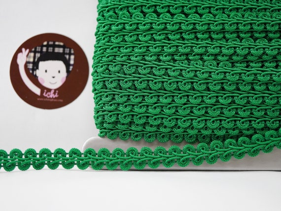 5 Yards 3/8 Pine Green Gimp Braided Trim Gimp Braid - Etsy