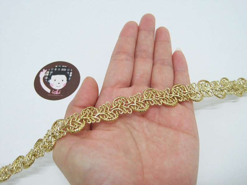 5 Yards 5/8 Light Gold Braided Trim Gimp Braid Braided - Etsy