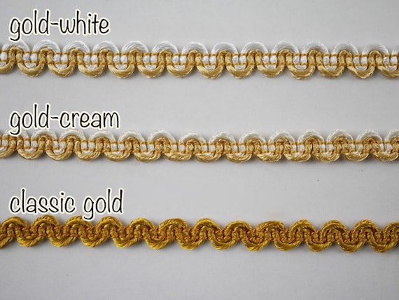 5 Yards Gold Braided Trim Gold Braid Gold Lace Decorative - Etsy