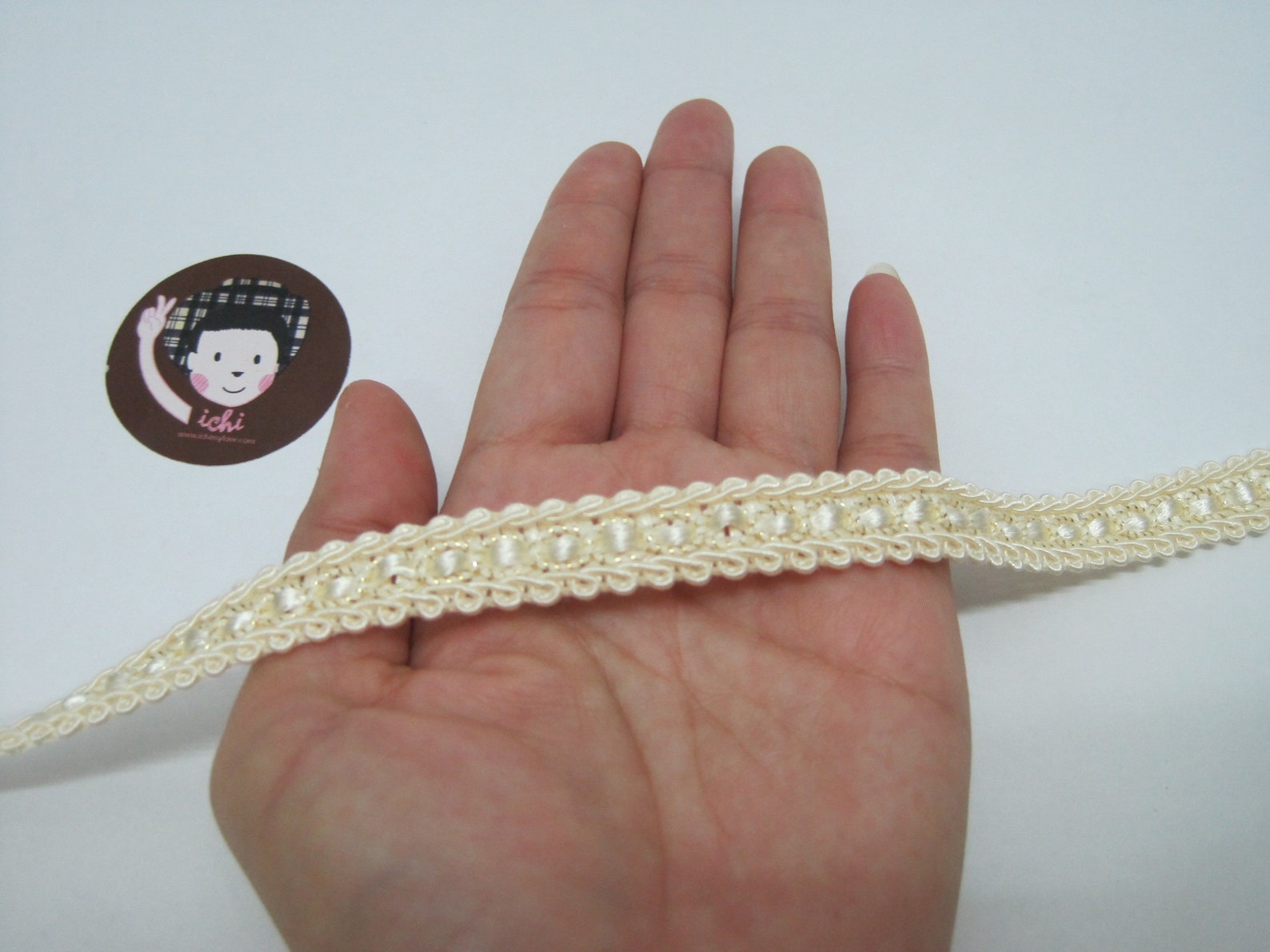 5 Yards 1/2 Cream Gimp Braid Trim Gimp Braid Braided | Etsy