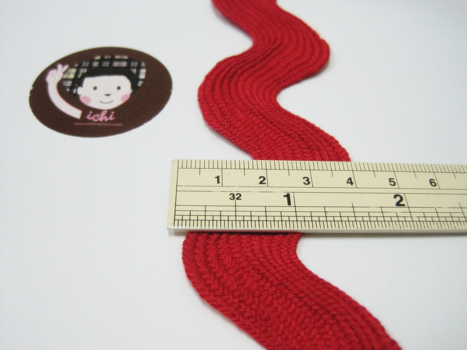 5 Yards Red Jumbo Rick Rack Trim, Red Rick Rack, Jumbo Ric Rac, Rick ...