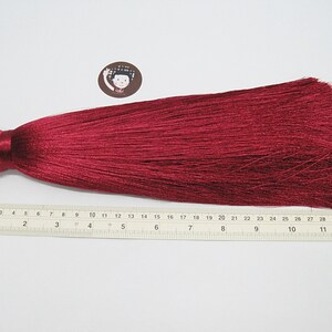 1 Pc Ruby Jumbo Tassel, Big Tassel, Wholesale Tassels, Jumbo Silk ...