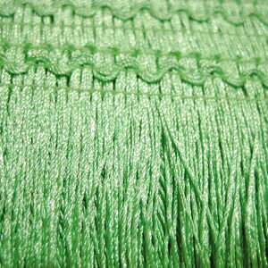 1 Yard 3" Lime Green Chainette Fringe, Green Trim, Fringe Tassel Trim ...