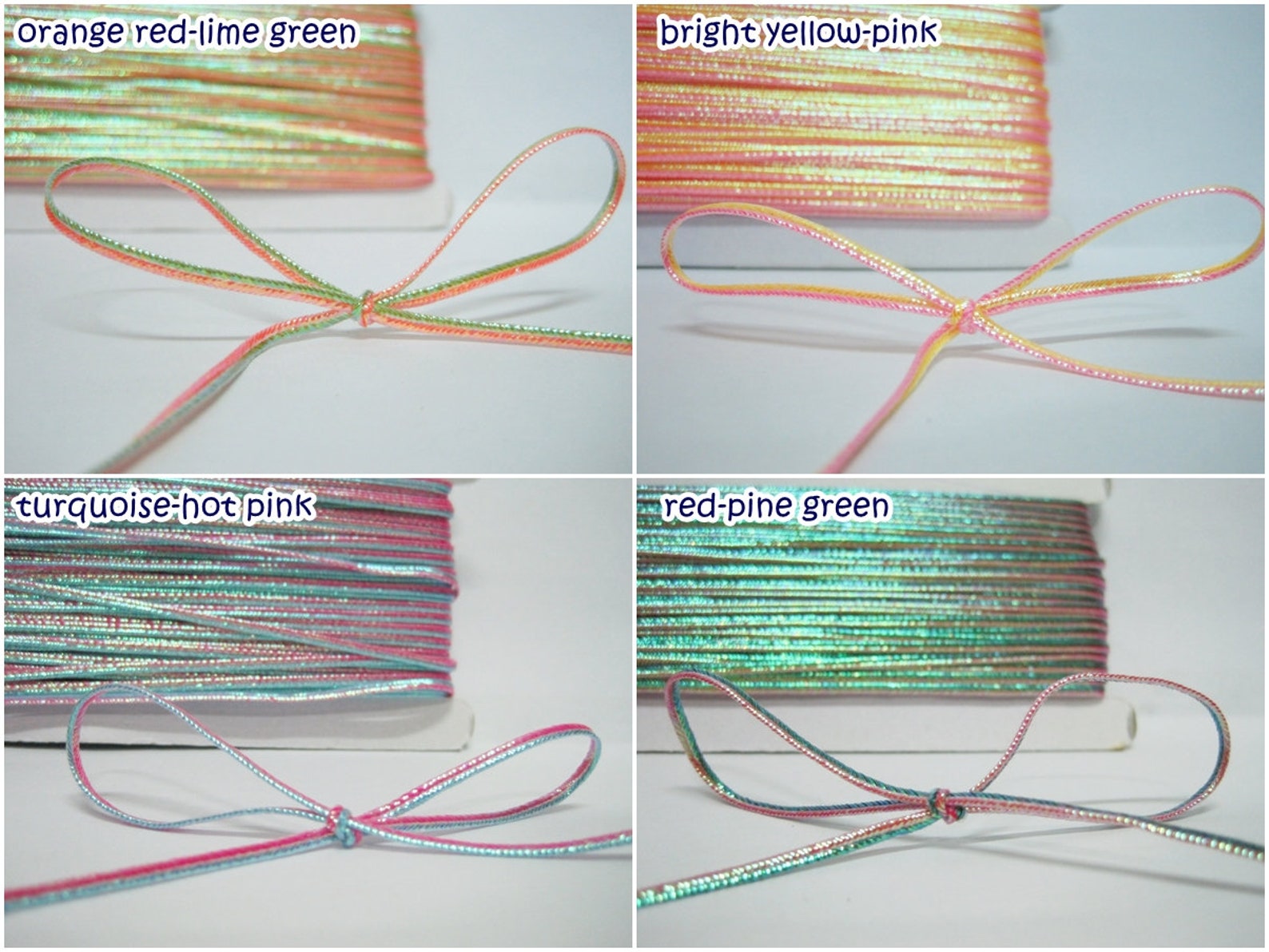 5 Yards 3 Mm Pink Sparkly Soutache Braid Braided Cord | Etsy