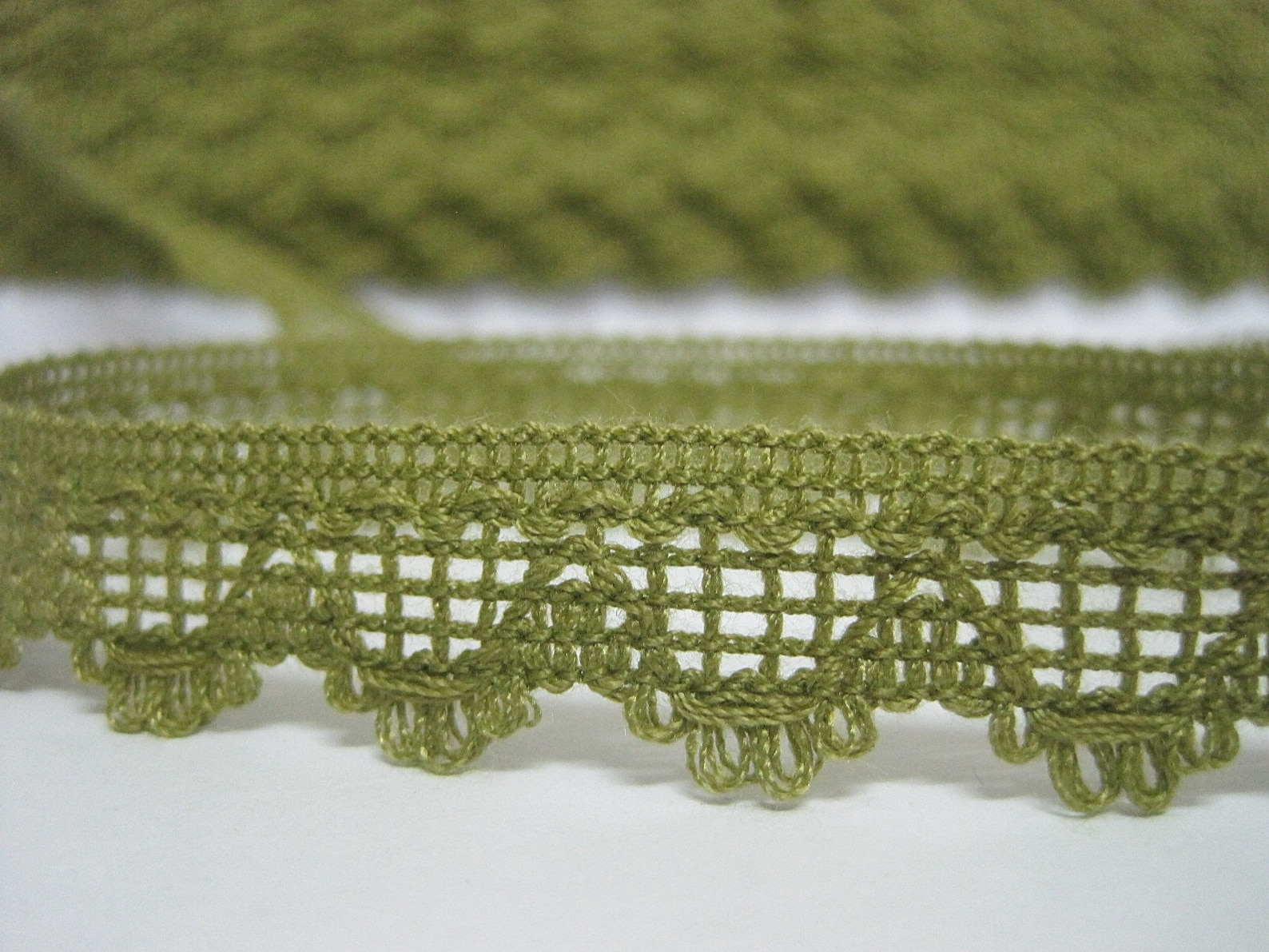 5 yards 5/8 Olive Drab Green Lace Trim Lace Trim Lace | Etsy