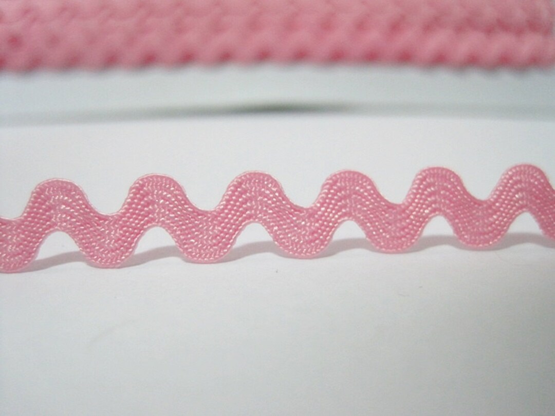 5 Yards Carnation Pink Mini Rick Rack Trim, Wholesale Trim, Ric Rac ...