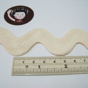 5 Yards Cream Jumbo Rick Rack Trim Ivory Rick Rack Jumbo Ric | Etsy