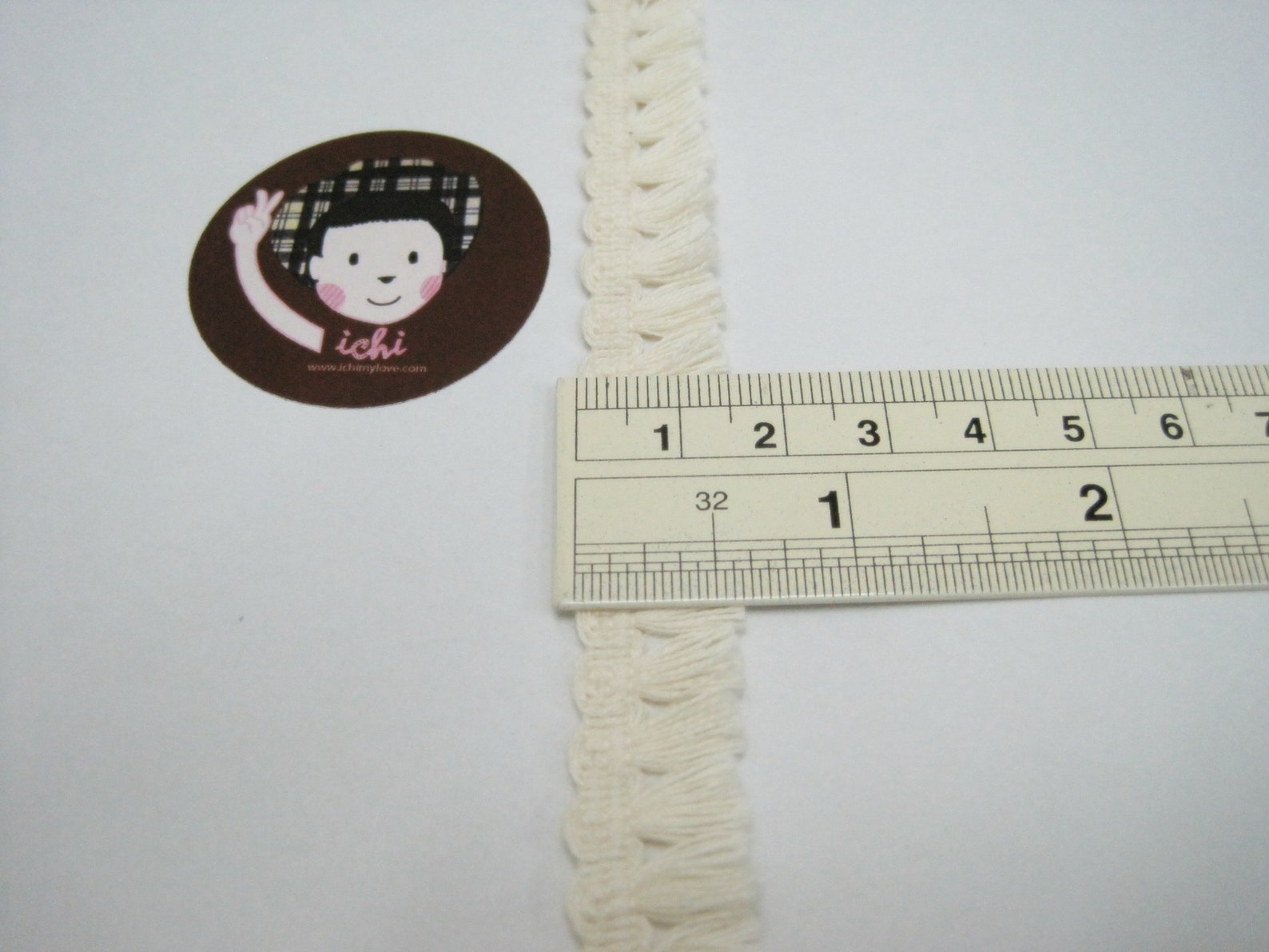 5 Yards 100% Cotton Tassel Trim, Natural Trim, Ivory Trim, Wholesale ...