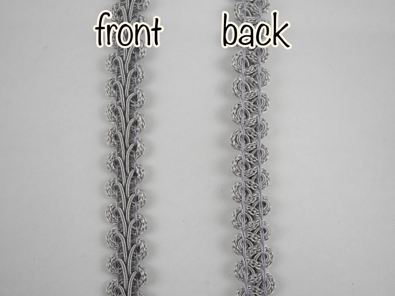 5 Yards 3/8 Silver Gimp Braided Trim Gimp Braid - Etsy