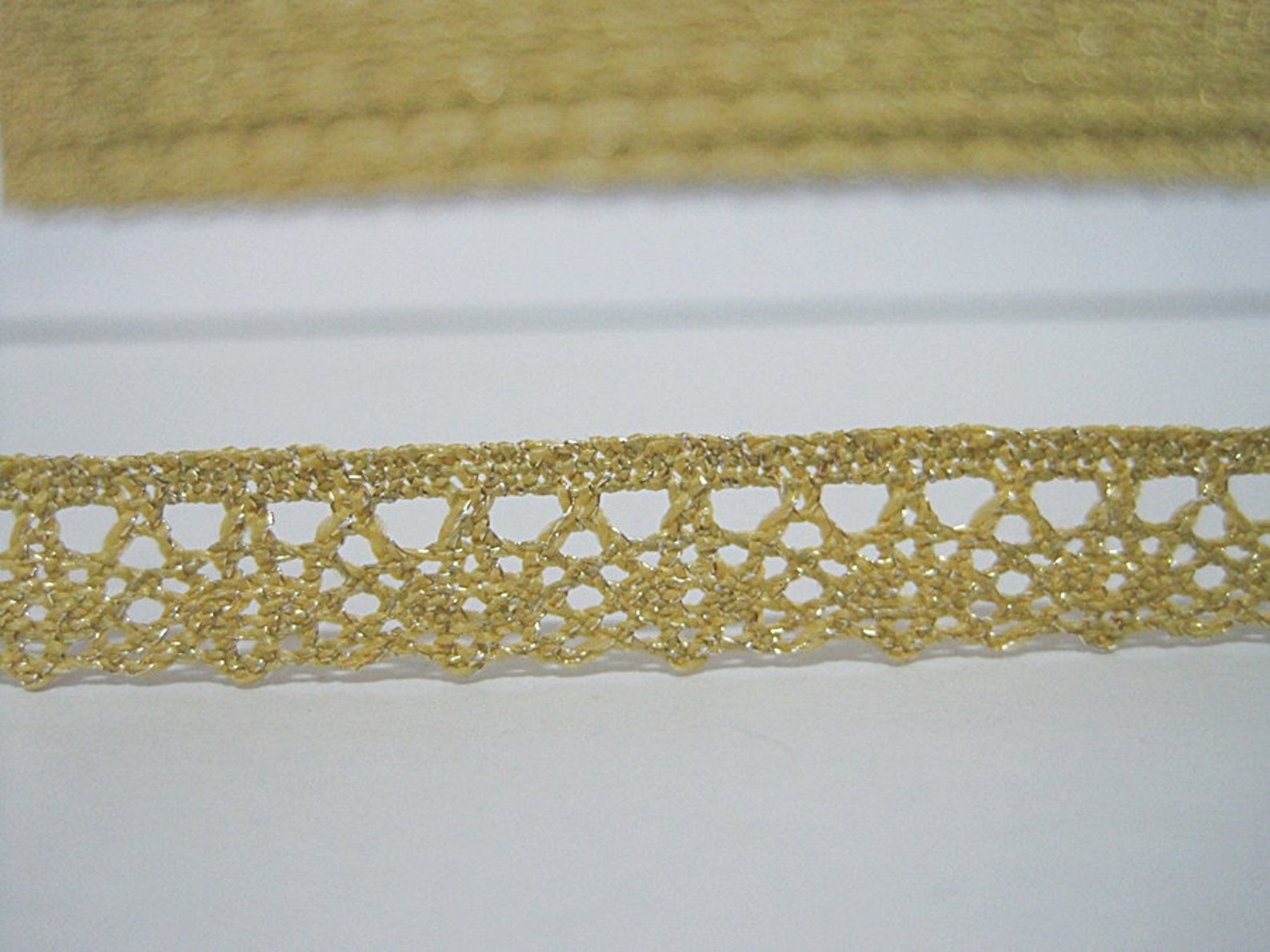 Denim Trim Set 1 Trim Set Blue Trim Gold Trim Gold Crochet - Etsy