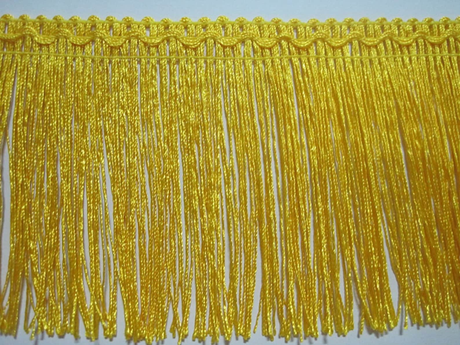 1 Yard 3 Bright Yellow Chainette Fringe Yellow Trim - Etsy