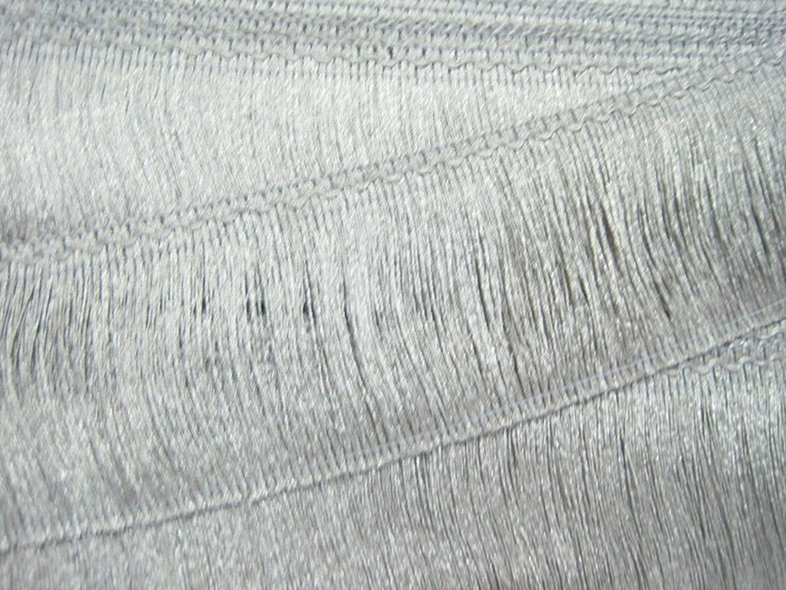 1 Yard 3 Silver Chainette Fringe Silver Trim Fringe | Etsy