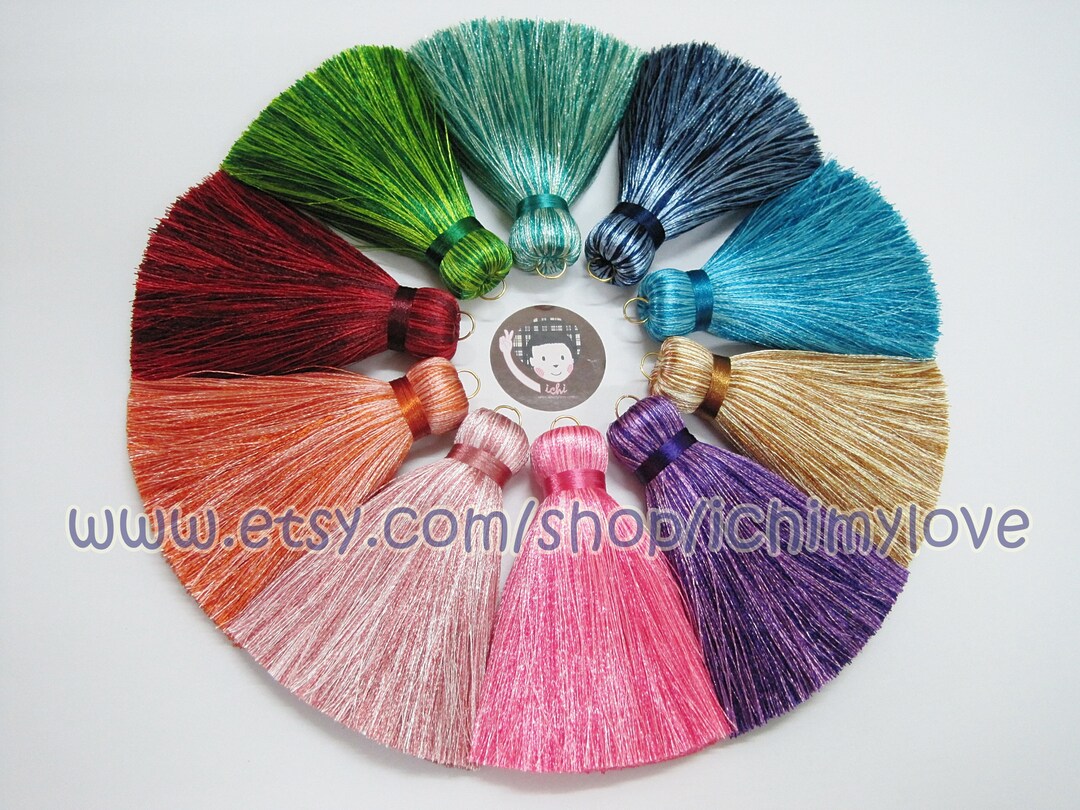 1 Pc Multicolored Big Tassel, Large Tassel, Wholesale Tassels, Jumbo ...