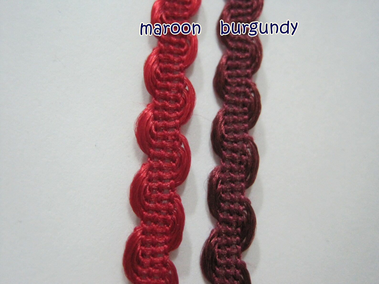 5 Yards 1/4 Red Shiny Braid Braided Trim Braid Lace - Etsy