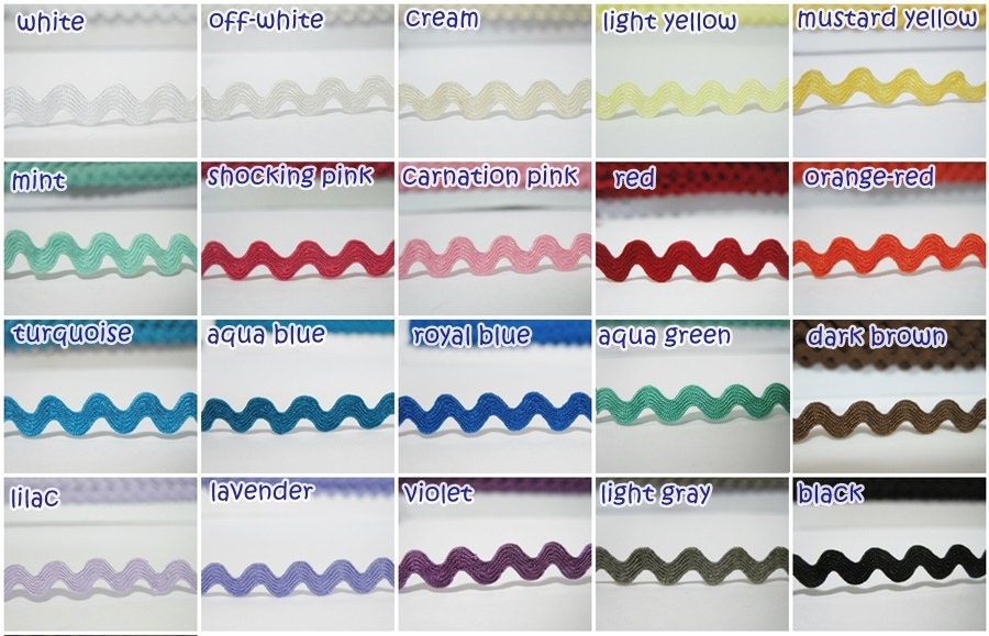 5 Yards Cream Mini Rick Rack Trim Wholesale Trim Ric Rac | Etsy