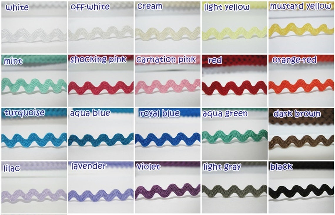 5 Yards Royal Blue Mini Rick Rack Trim Wholesale Trim Ric - Etsy