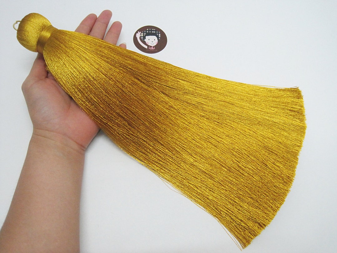 1 Pc Classic Gold Jumbo Tassel, Big Tassel, Wholesale Tassels, Jumbo ...