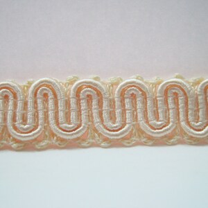 5 Yards 1/2" Vanilla Braided Trim, Gimp Braid, Braided Cord, Braided ...