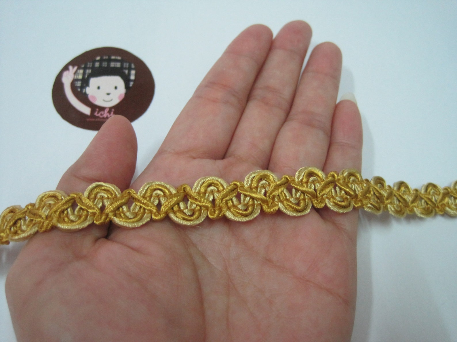 5 Yards Classic Gold Braid Braided Trim Loop Trim Braided - Etsy