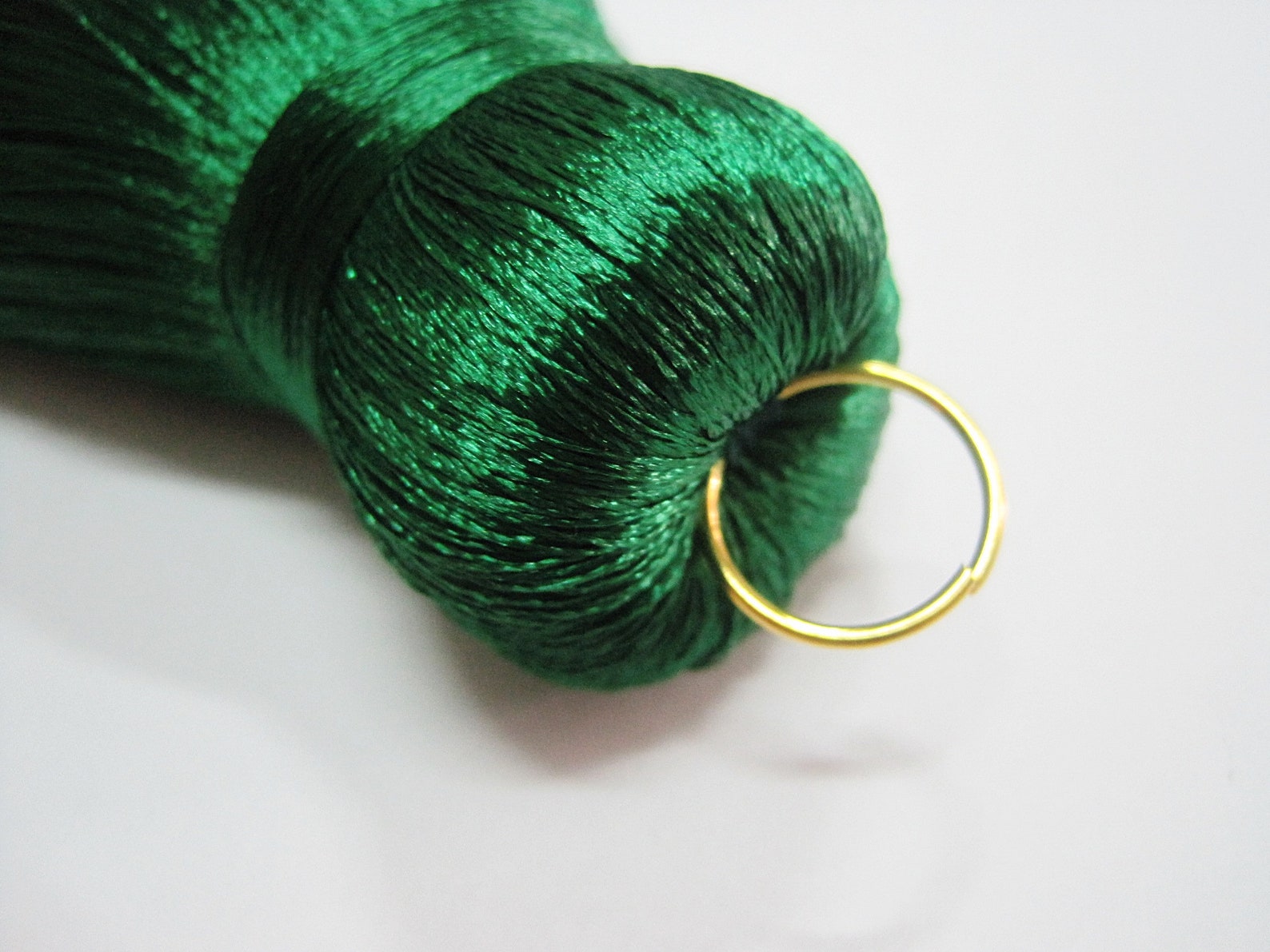 1 Pc Jumbo Tassel, Emerald Green Tassel, Wholesale Tassels, Jumbo Silk ...