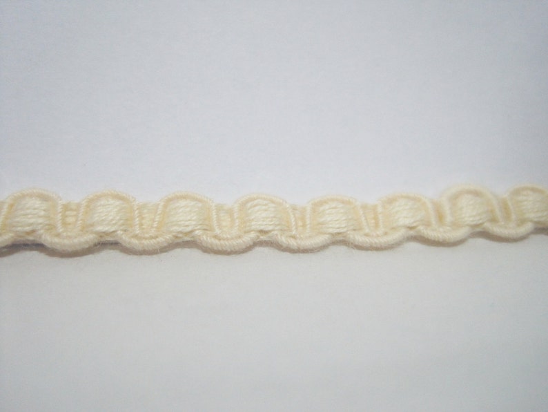 5 Yards 100% Cotton Braided Trim Cotton Trims Unbleached - Etsy