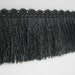 5 Yards Black Cotton Tassel Trim, Black Trim, Black Tassel Fringe ...