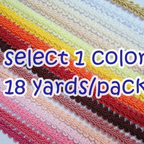 1 Pack 18 Yards Gimp Braided Trim 3/8wide Gimp | Etsy