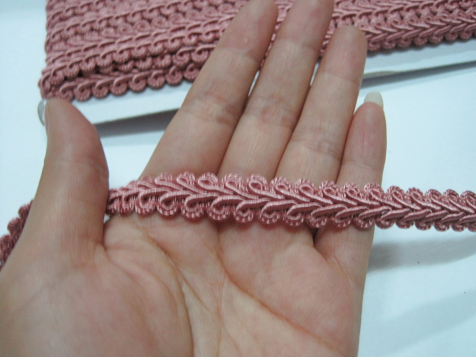 5 Yards 1/2 Rose Pink Gimp Braided Trim Gimp Braid - Etsy