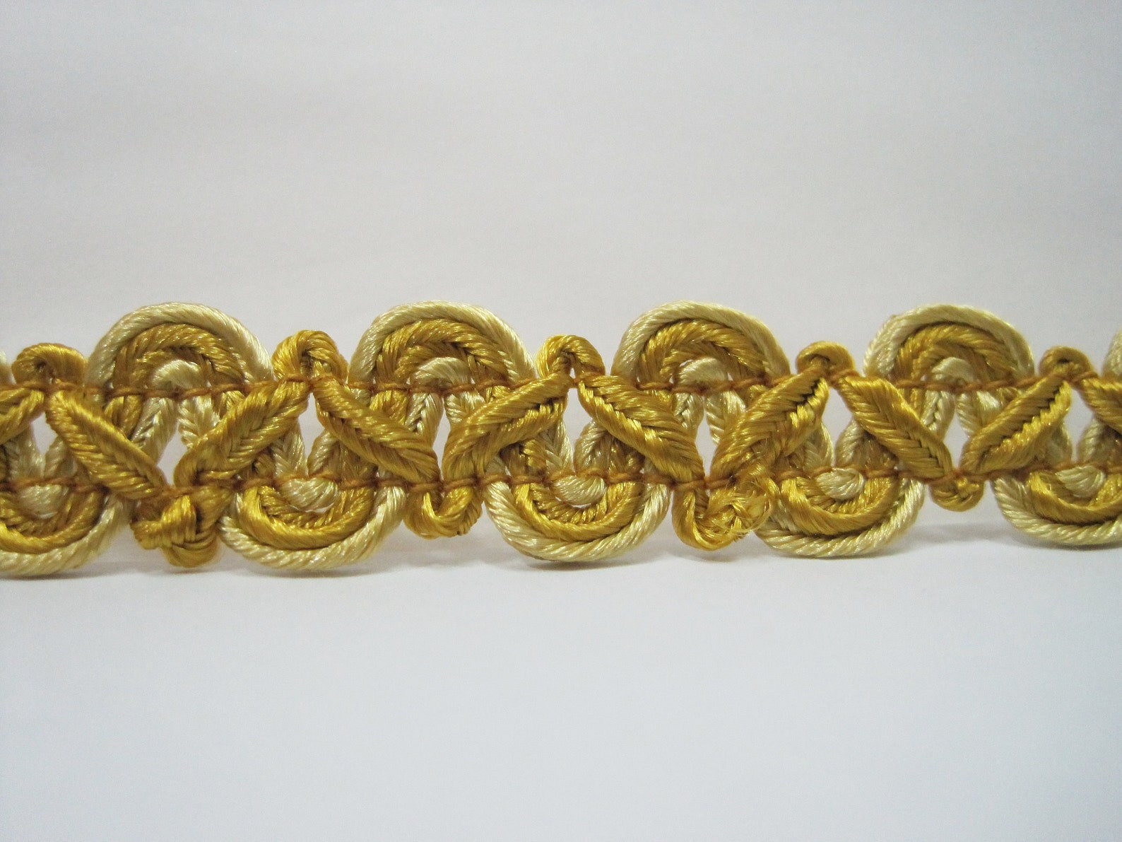 5 Yards Classic Gold Braid Braided Trim Loop Trim Braided - Etsy