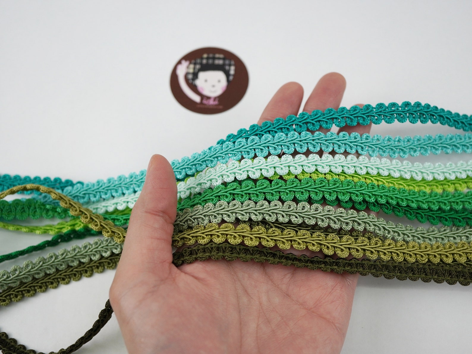 5 Yards 3/8 Lime Green Gimp Braided Trim Gimp Braid - Etsy