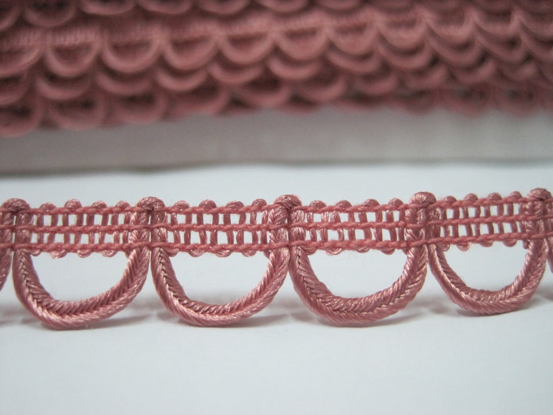 5 Yards Pink Loop Trim Loop Trim Braided Trim Button | Etsy