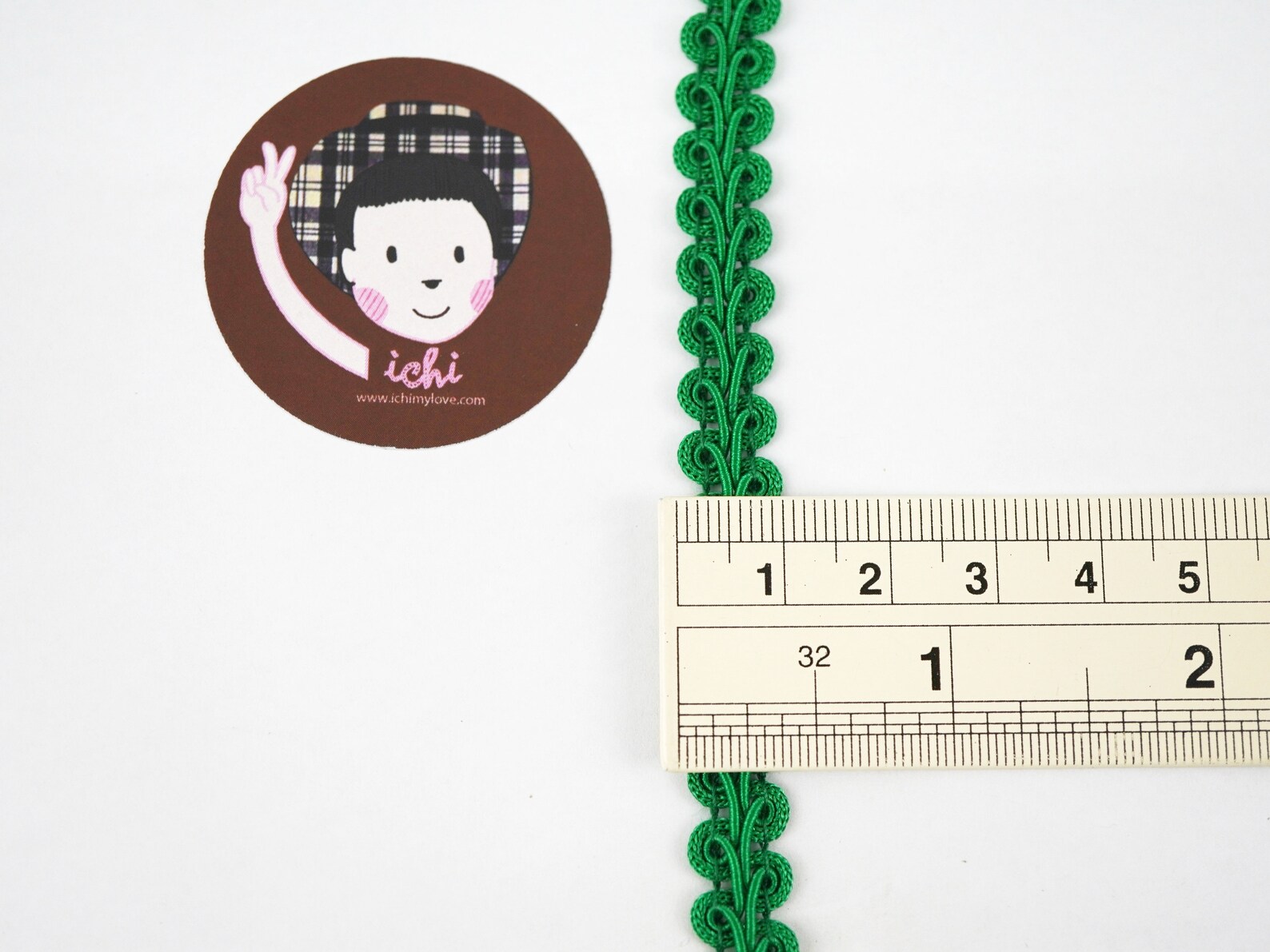 5 Yards 3/8" Pine Green Gimp Braided Trim, Gimp Braid, Braided Cord ...