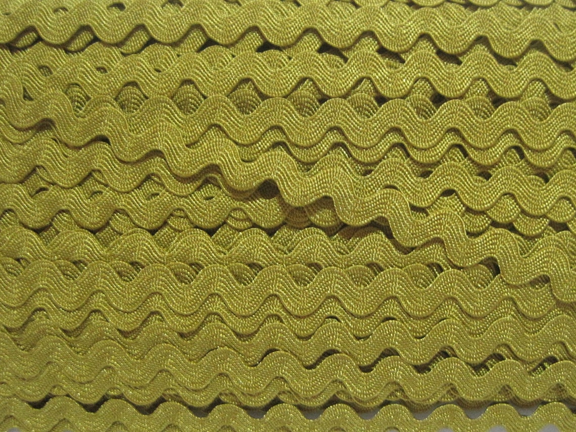 5 Yards Yellow-green Mini Rick Rack Trim Wholesale Trim Ric - Etsy