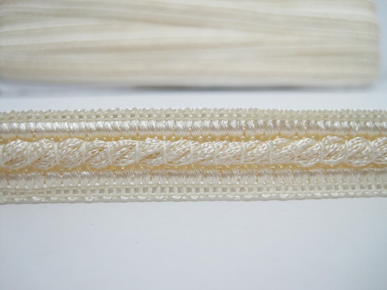5 Yards Cream Braided Trim Gimp Braid Braided Cord Gimp | Etsy