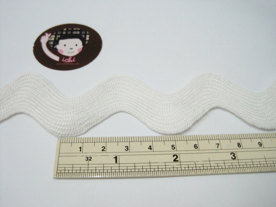 5 Yards White Jumbo Rick Rack Trim White Rick Rack Jumbo Ric | Etsy