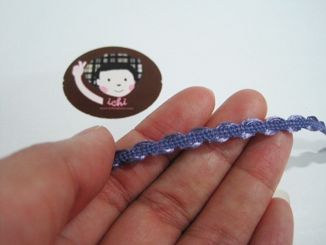 5 Yards 1/4 Purple Shiny Braid Braided Trim Braid Lace | Etsy