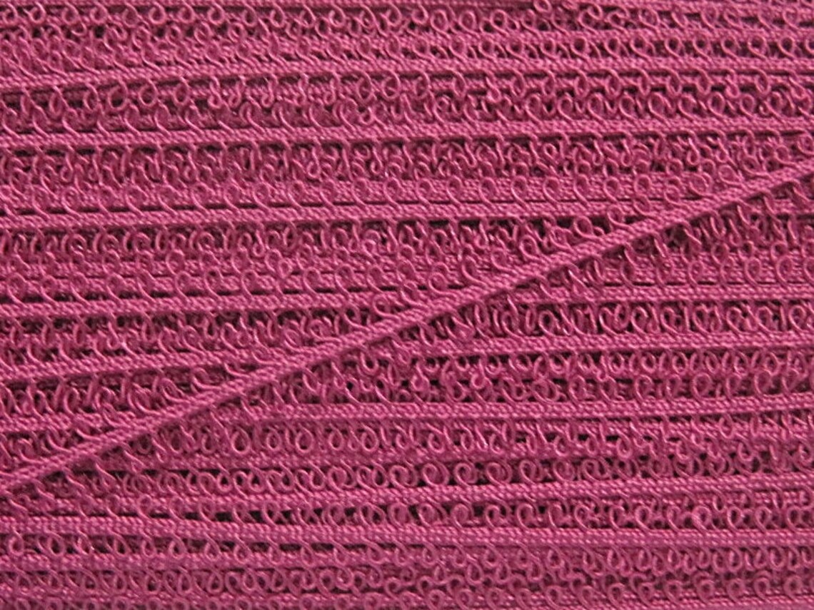 5 Yards Hot Pink Picot Trim, Picot Edge Trim, Picot Edge Ribbon, Picot ...