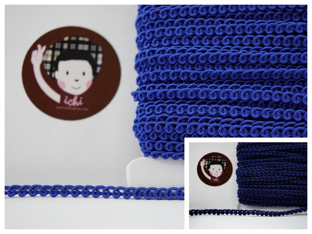 5 Yards 3/16" Blue Picot Braid, Picot Edge - Etsy