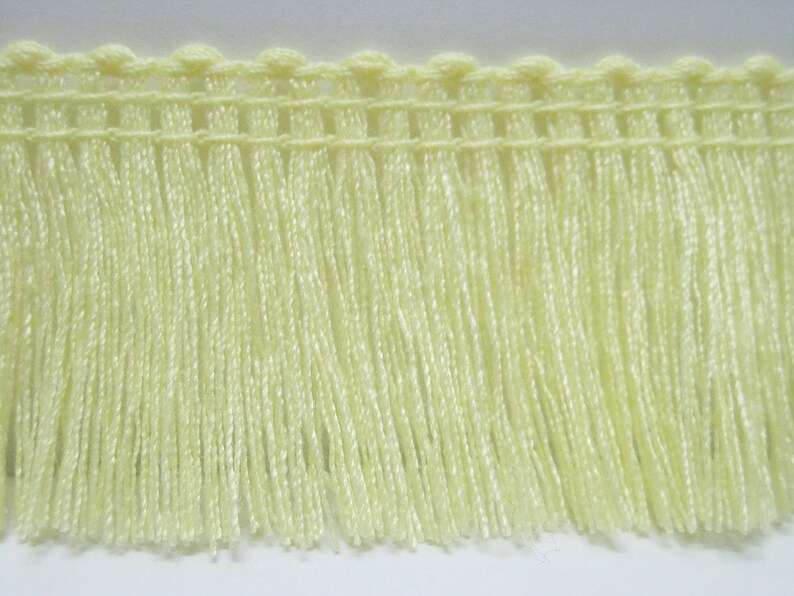 5 Yards Light Yellow Cotton Tassel Trim Yellow Tassel Fringe | Etsy
