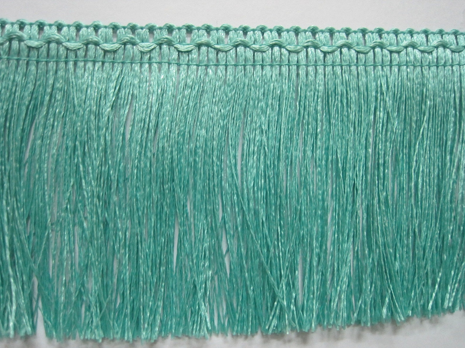 1 Yard 3 Aqua Green Chainette Fringe Green Trim Fringe - Etsy